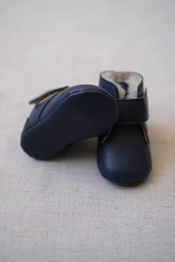 Bota Piel Azul Marino | Choupinet
