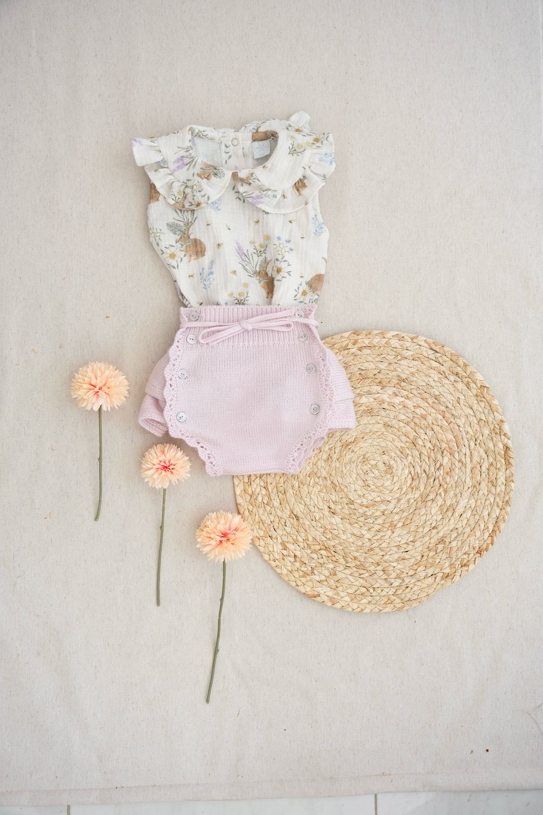 Calzon Tejido con Olanes Lila – Choupinet